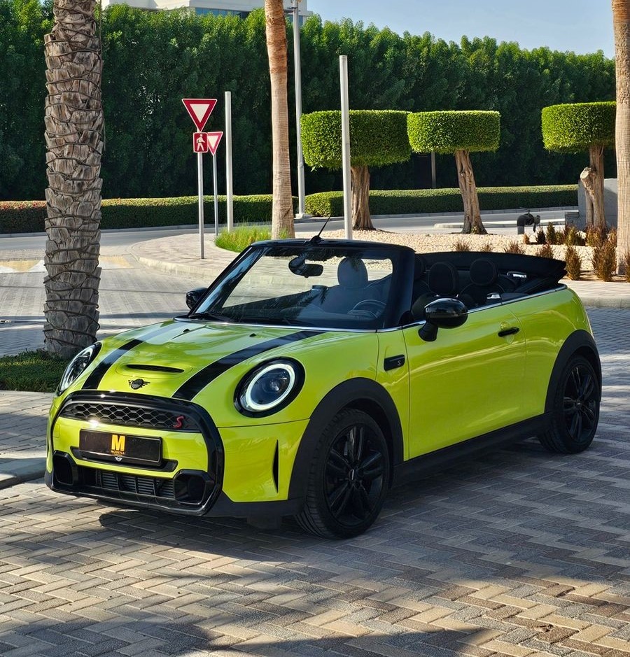 Mini Cooper S Convertible - Modena - Car Rental Dubai | Free Car Delivery.
